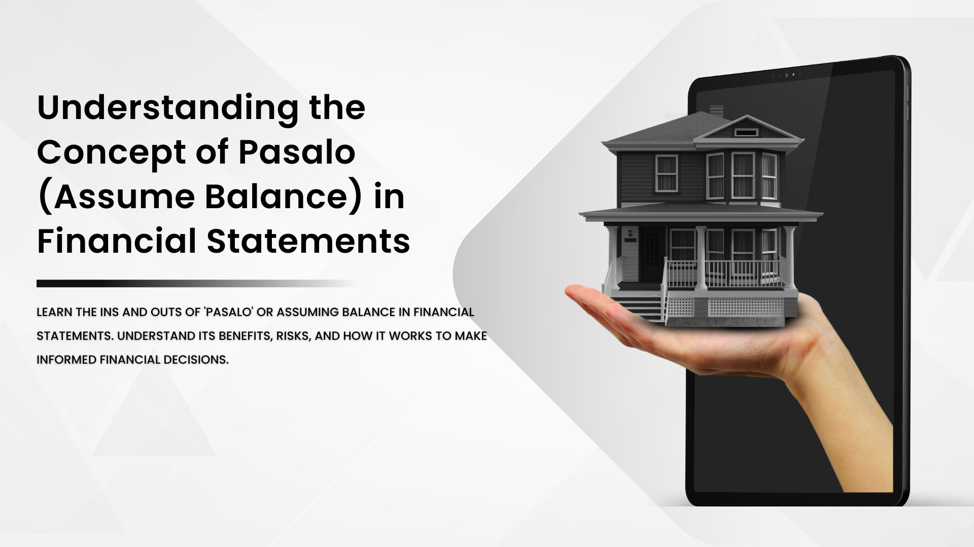 Assume Balance (Pasalo): What It Means and How It Works | Hanap Bahay ...